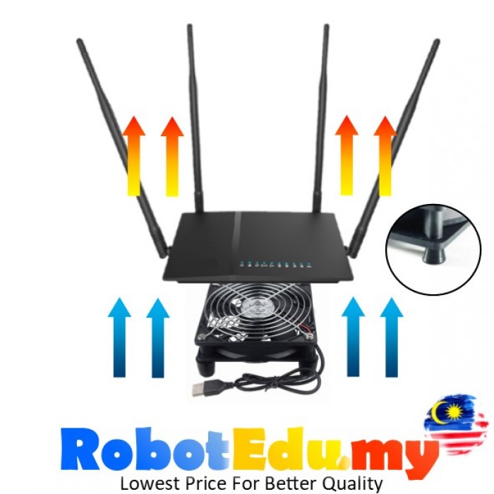 【BEST】 USB 8CM 12CM Cooling Fan for Router Wifi Modem TV Android Box PC ...