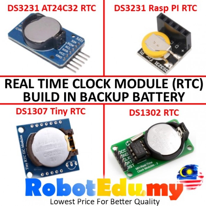 DS1307 AT24C32 TINY RTC Module I2C Real Time Clock Memory Board(Without Battery) $16.27