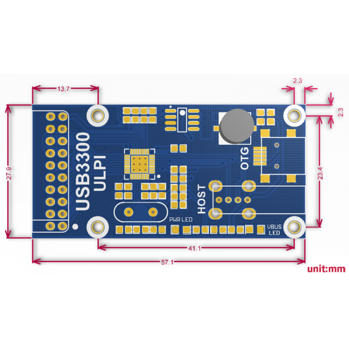 USB3300 USB HS Board Host OTG USB High Speed PHY Device ULPI