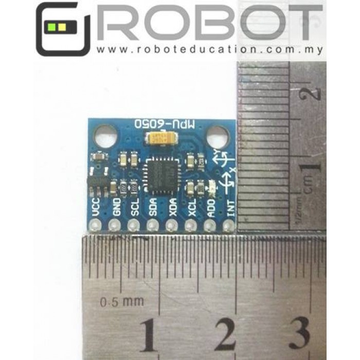 6DOF MPU 6050 GY-521 3 Axis Gyro Accelerometer Sensor Module Arduino