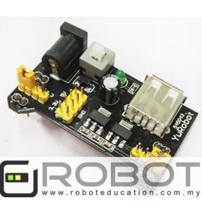 5V 3.3V Breadboard Power Supply USB / 9V Module MB102 Donut Bread Board ...