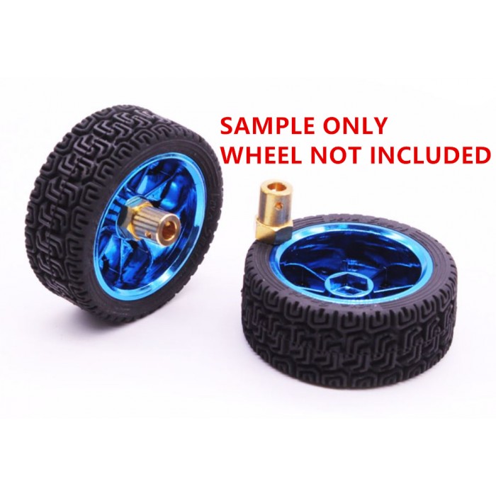 Flange / Hex Copper Brass DC Motor Wheel Coupling Shaft Rod Mounting ...