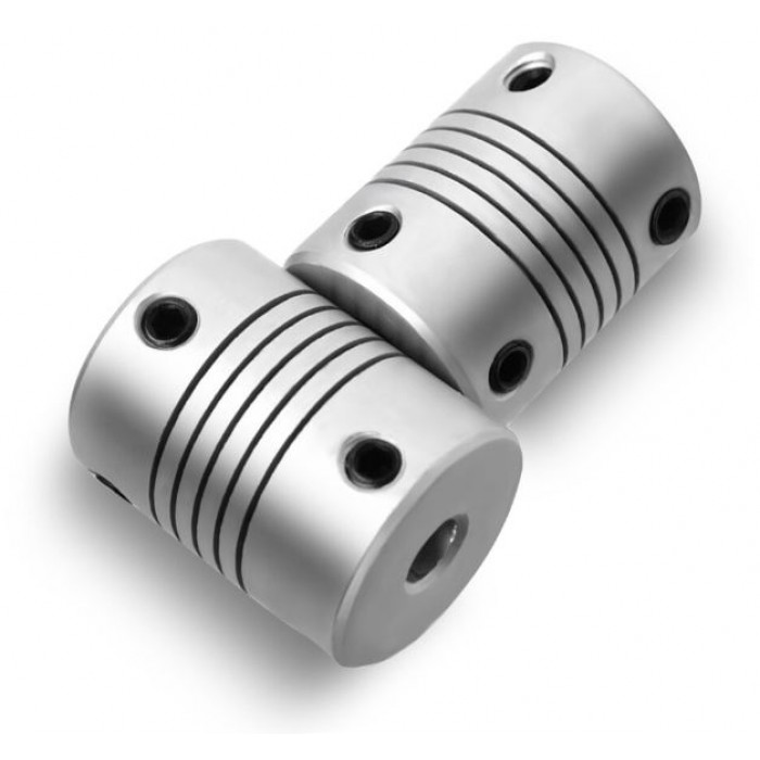 Aluminium CNC Motor Jaw Shaft Coupler Flexible Coupling Motor Shaft ...