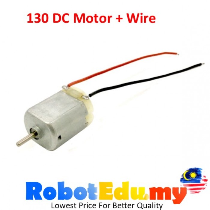 130 DC Motor / DC Motor with Wire / 89mm Propeller -Mini Small 1-6v 0 ...