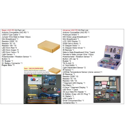 Arduino UNO R3 / Mega 2560 RBT School Basic Advance Ultimate Pro ...