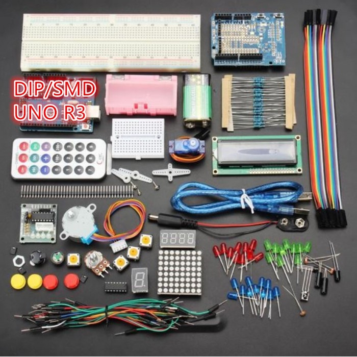 Arduino SMD / DIP UNO R3 Advance Beginner Robotics Electrical ...