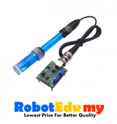 PH Electrode Probe E-201-C PHS-25 PHS-3C Open source Composite PH0-14 Analog Meter Sensor Module ...