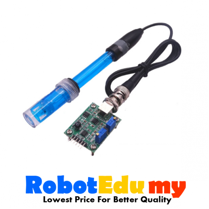 PH Electrode Probe E-201-C PHS-25 PHS-3C Open source Composite PH0-14 Analog Meter Sensor Module ...