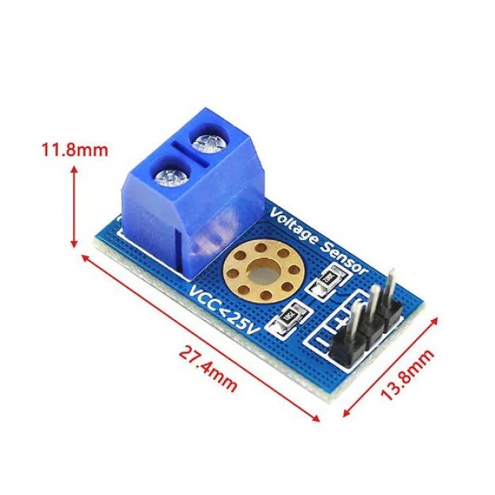 DC 0V to 25V Voltage Volt Sensor Reader Measure Module B25 (3.3V = 0 ...