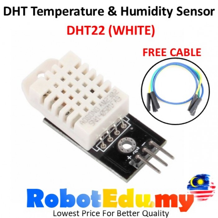 Arduino DHT11 / DHT22 DHT 11 22 High Accuracy Temperature and Humidity ...