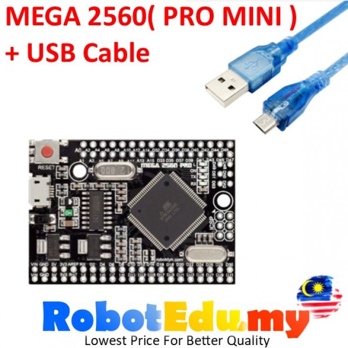 Mega 2560 Atmel ATMEGA2560 / CH340G / PRO MINI (EMBED) Large UNO R3 ...