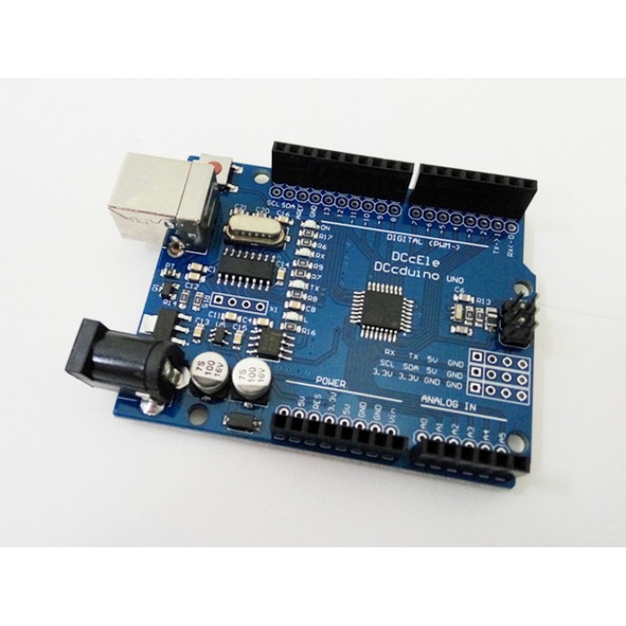 Arduino Compatible DCCduino UNO R3 - SMD Atmel ATMEGA 328P V3