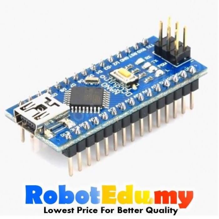 Arduino Compatible Atmega328P Nano + USB Mini Cable