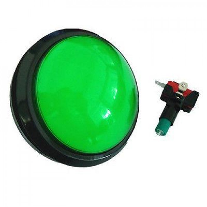 100mm Big Dome Push Press Button with 12V LED Light Switch;