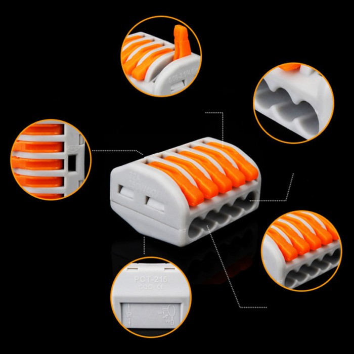 5 Ways High Quality Wire Quick Connector PCT-215