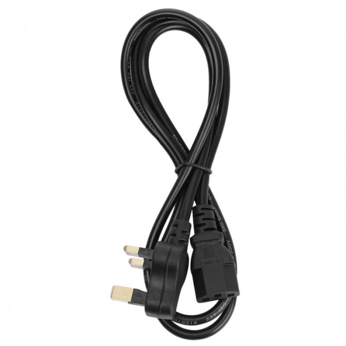 3-Pin UK 10A AC Switching Power Supply Adapter 3 Prong Power Cord Cable PC
