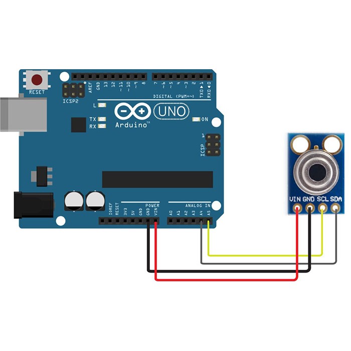 GY-906 MLX90614 MLX90614ESF Non-Contact Infrared Temperature Sensor Module