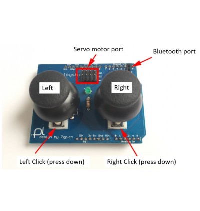 MeArm Joystick Shield Arduino Expansion Board Servo Motor Shield