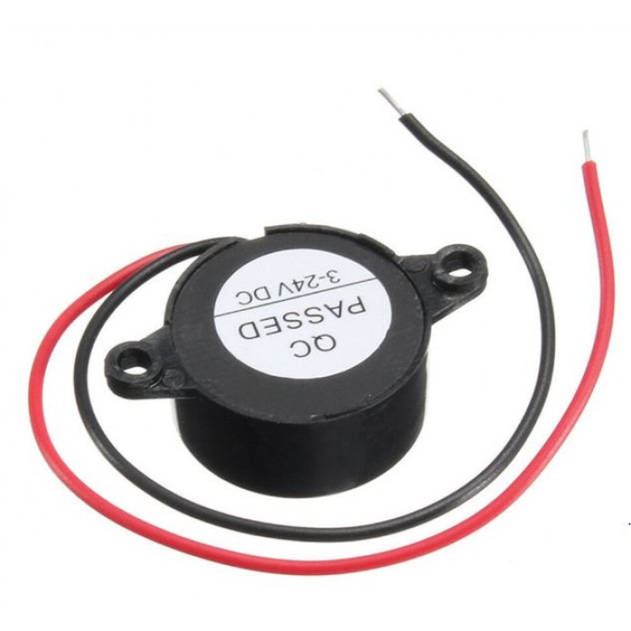 DC3-24V SFM-20B Active Piezoelectric Buzzer Long Continous Beep Tone Buzzer