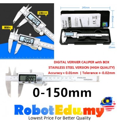 150mm 200mm 6/8 inch LCD Digital Electronic Vernier Caliper Ruler ...