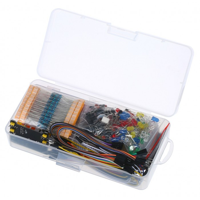 Electronics Components E&E Resistor LEDs Capacitor Jumper Wire ...