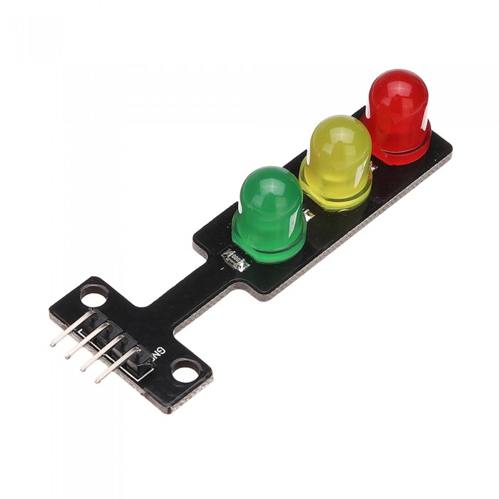 Traffic Light Module System LED 8mm Red Yellow Green 3 LEDs Lights ...