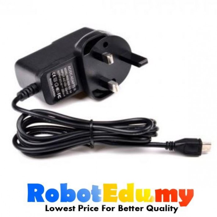 5V 2.5A / 3A Micro USB Power Supply Adapter for Raspberry Pi 3 / Arduino / NodeMCU