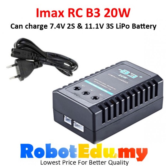 7.4V 2S 11.1V 3S 2&3 Cells IMAX B3 10W 800mA 20W 1600mA Lipo Li-po Rechargeable Battery Balance ...