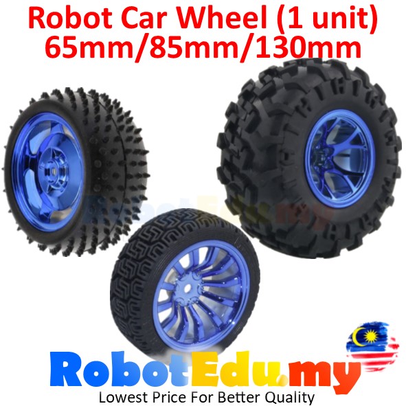 65mm 85mm 130mm High Friction Wheel Grip Rubber Tayar Tyre Rim -DC ...