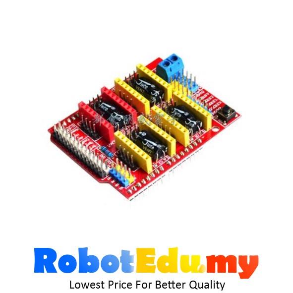 Arduino UNO A4988 Stepper Driver CNC Shield V3 - 3D Printer Shield