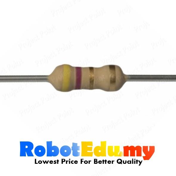 Electronic Component - Resistor 0.25W 5% (4R7) (4.7R)*[10pcs]