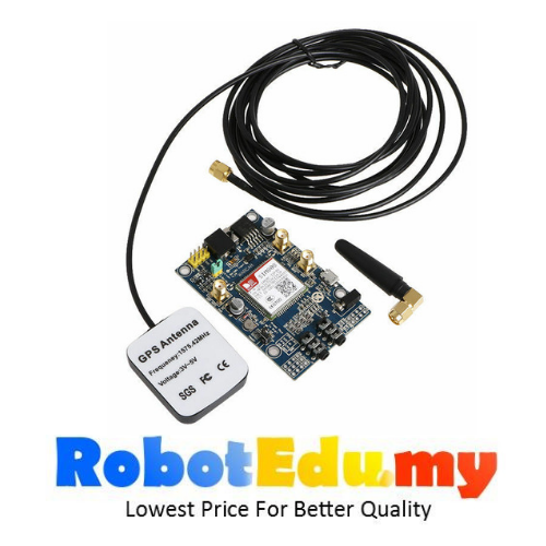 SIM808 GSM GPRS GPS Development Board Module IPX SMA & GPS Antenna SIM800A